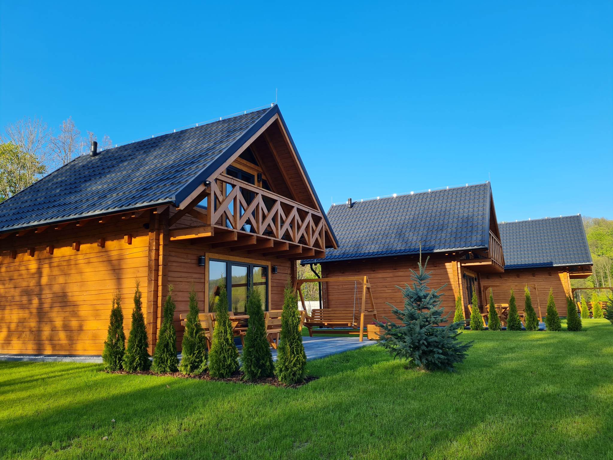 Słoneczne Domki Sudety noclegi Kotlina Kłodzka, całoroczne domki z bala ...